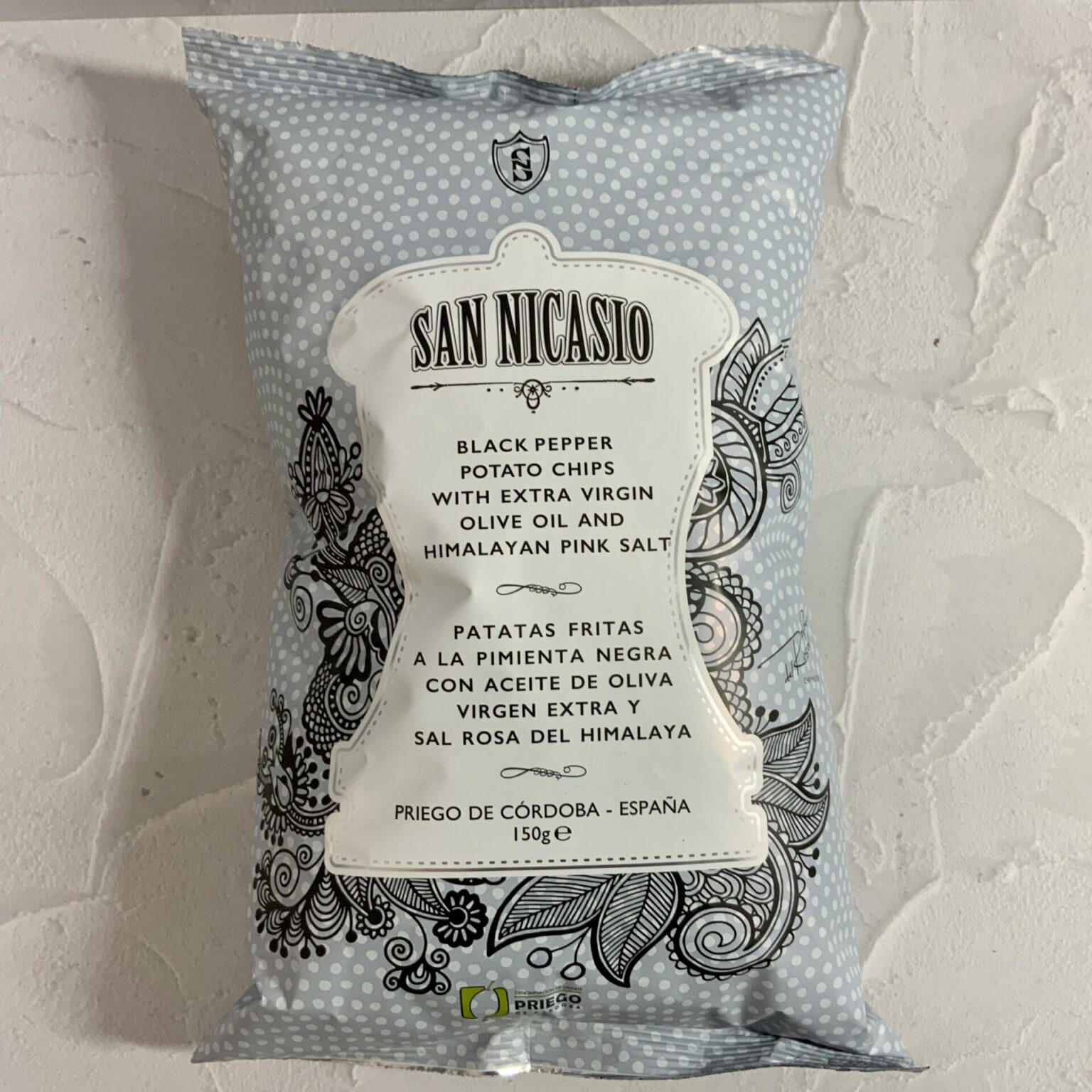 〈スペイン製〉「SAN NICASIO（サンニカシオ） ポテトチップス ブラックペッパー」を実食 | ポテトチップス王国